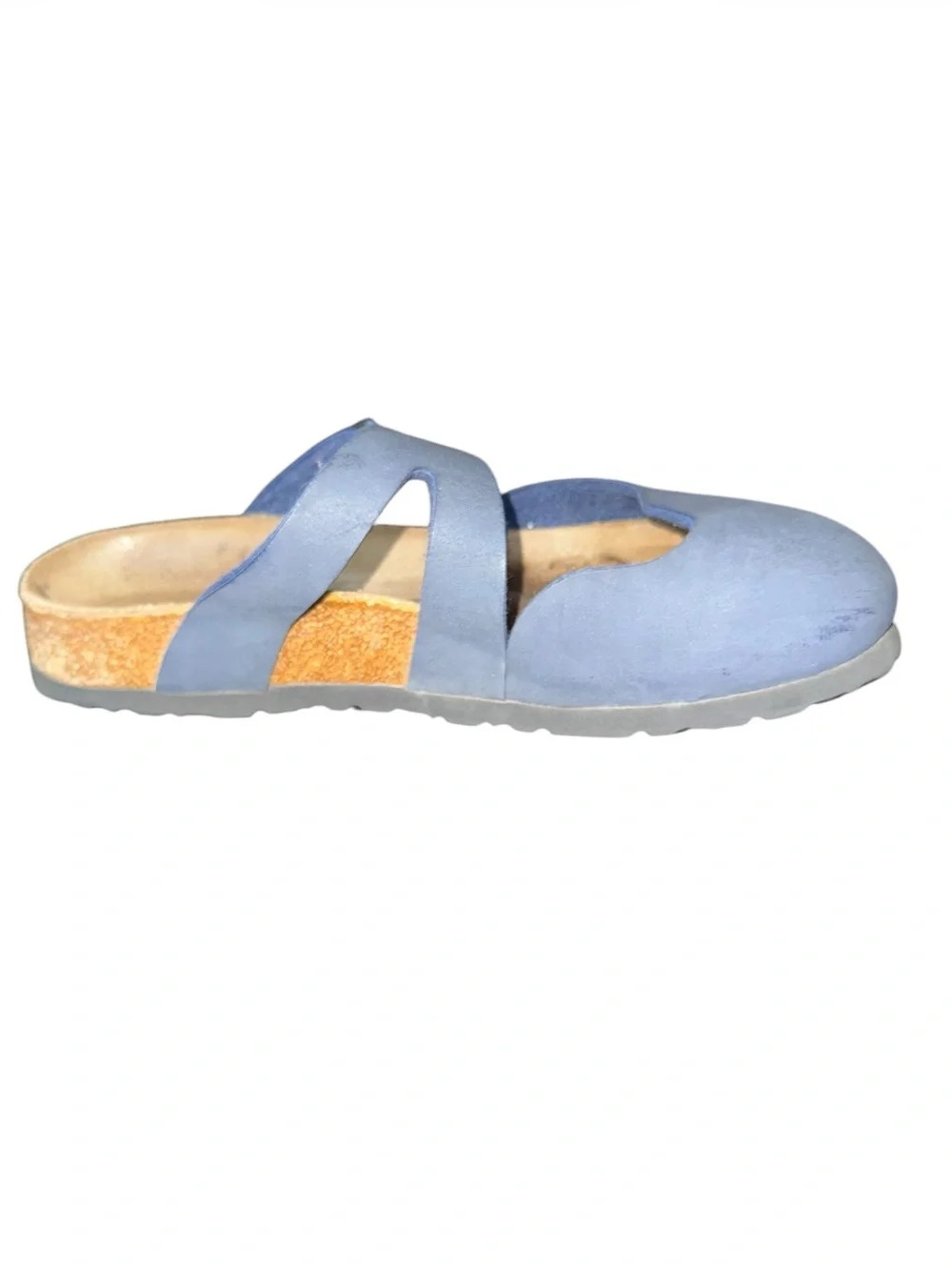 Birkenstock | Shoes | Birkis Blue Leather Mary Jane Clogs Shoes Eu 39 ...